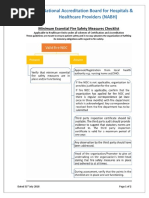 Hopsital Incharge Checklist | PDF | Hospital | Emergency Department