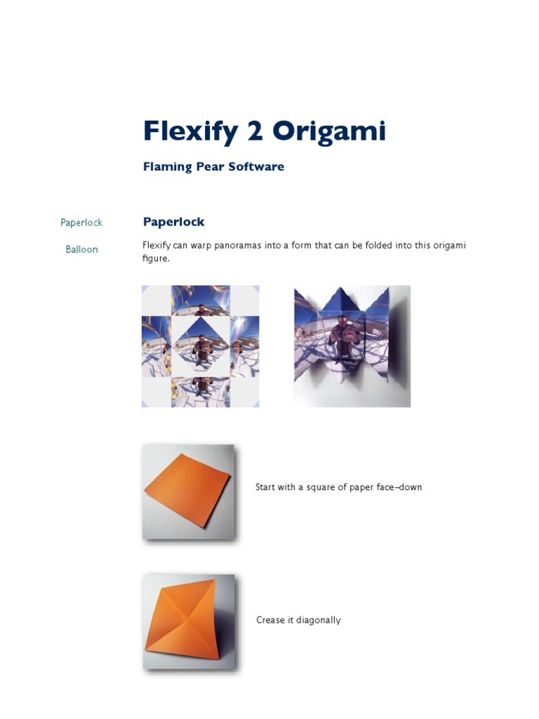 Flexify Origami PDF | PDF