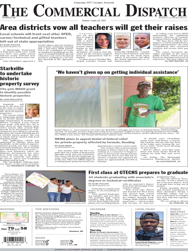 Commercial Dispatch Eedition 4-28-19 | PDF | Newspapers | United States ...