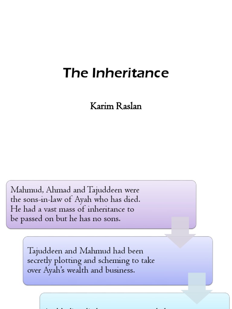 The Inheritance | PDF | Inheritance | Social Institutions