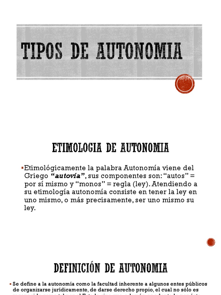 Tipos y Definición de Autonomía en Bolivia | PDF | Estado (política ...