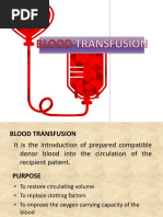 Blood Transfusion Step by Step Procedure | PDF