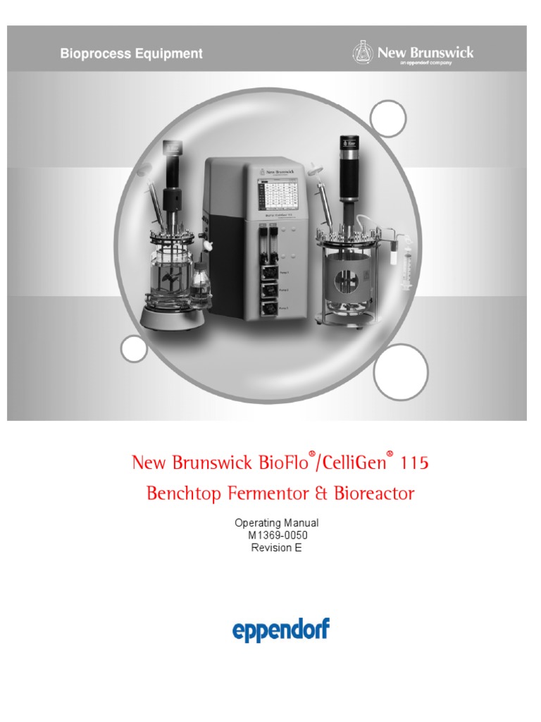 New Brunswick Bioflo /celligen 115 Benchtop Fermentor & Bioreactor ...