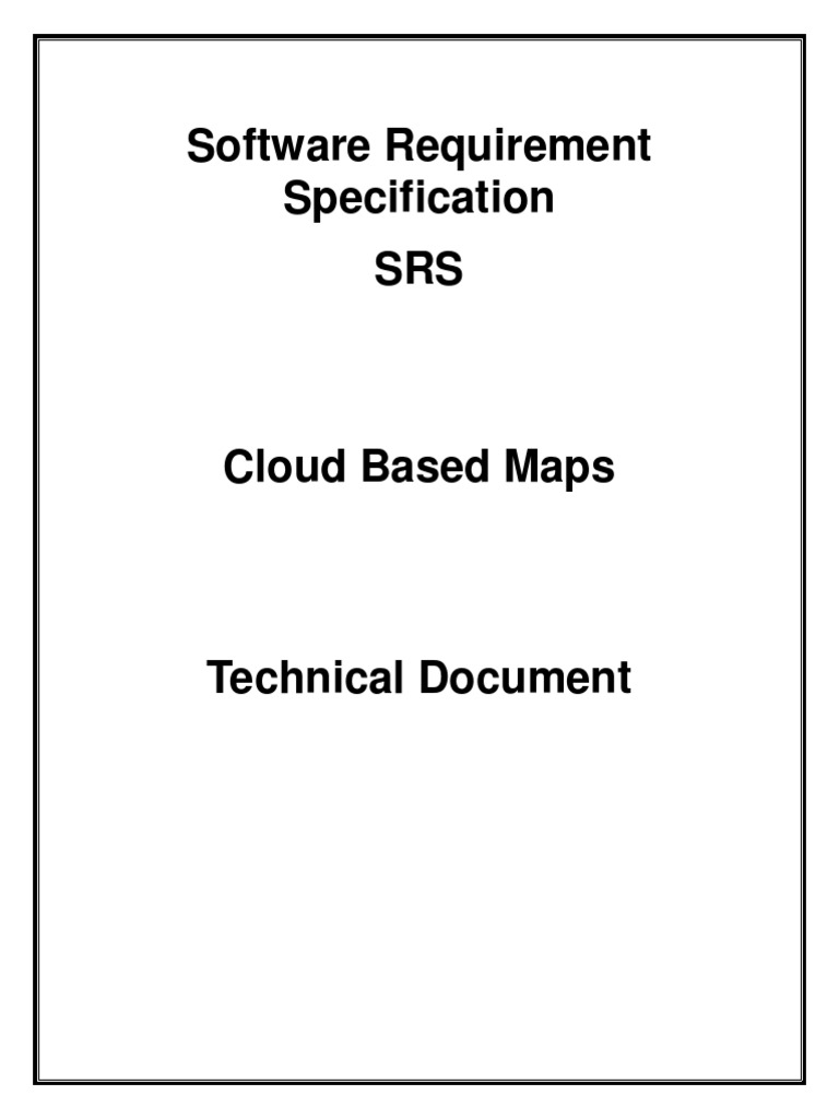 Software Requirement Specification SRS | PDF | Mobile App | Application Programming Interface