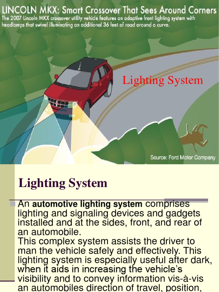 Lighting System | PDF | Headlamp | Land Vehicles