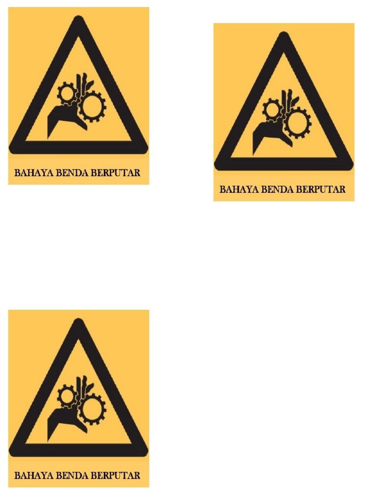 Bahaya Benda Berputar | PDF