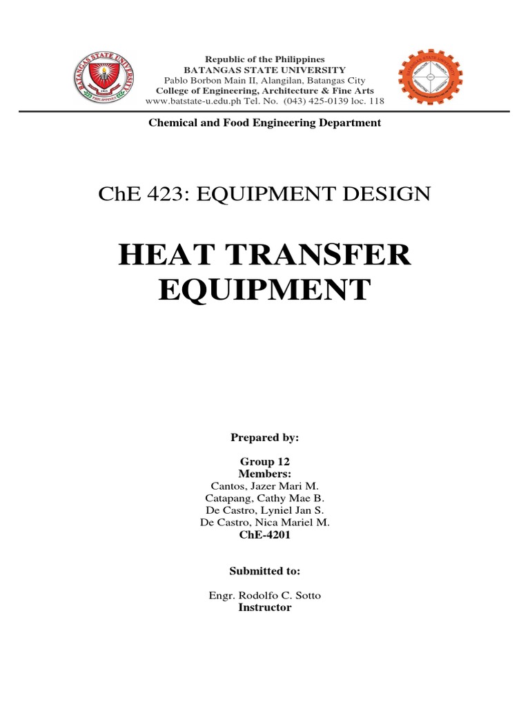 Heat Transfer Equipment Design Guide | PDF | Heat Transfer | Heat Exchanger