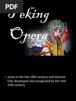 Semi-Detailed Learning Plan: Chinese Peking Opera | PDF | Arts (General)