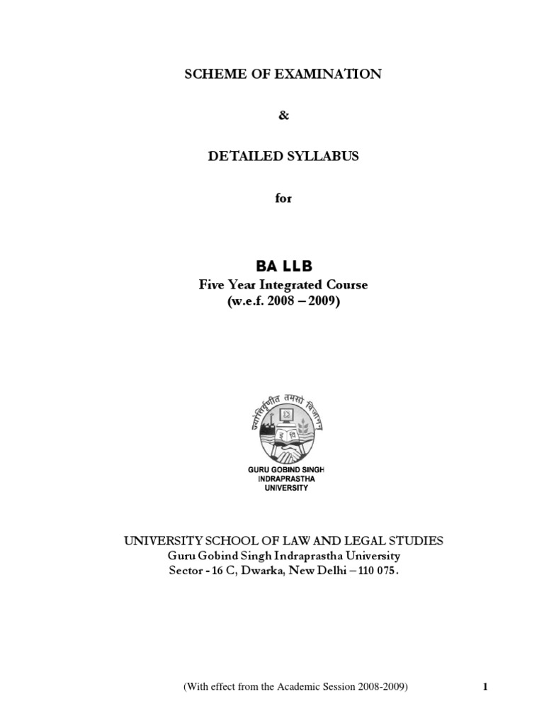 Ba LLB Syllabus PDF | PDF | Habitat Destruction | Biodiversity
