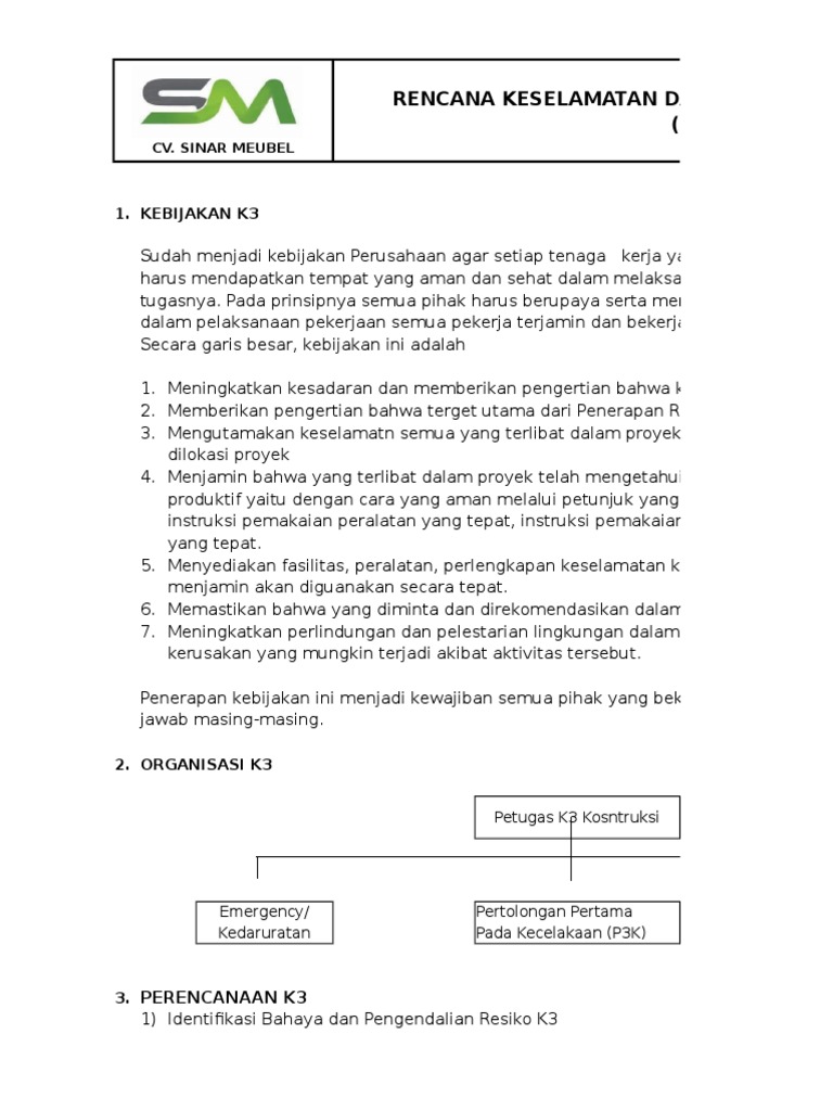 Contoh RK3K | PDF