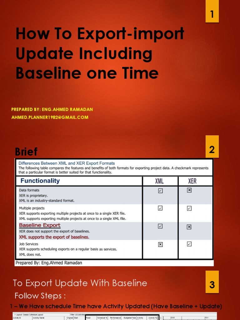 How To Export-Import Update Including Baseline | PDF | Java ...