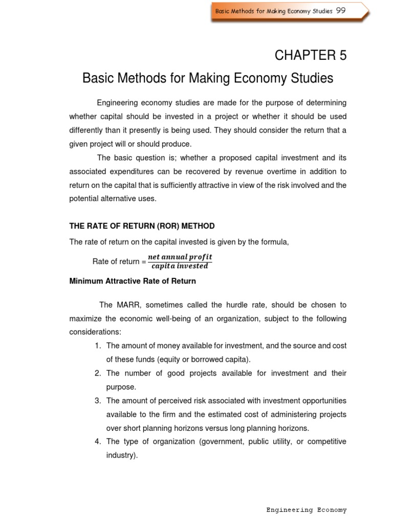 Basic Methods | PDF | Depreciation | Investing