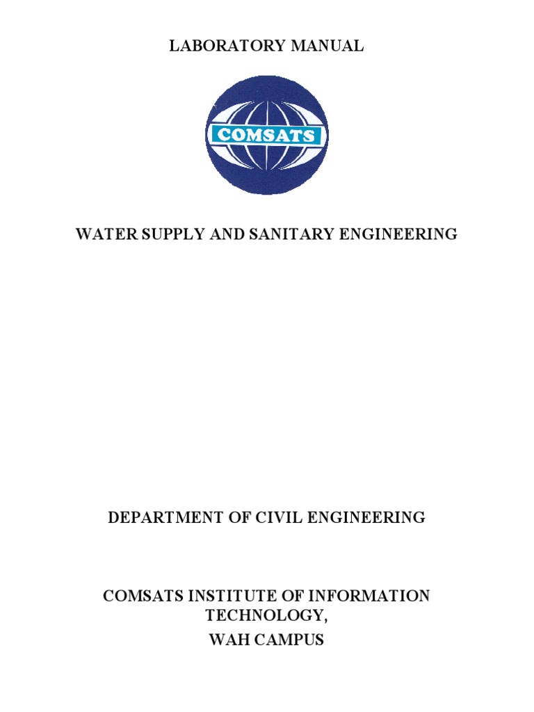 Lab Manual of Environmental Lab | PDF | Ph | Sewage Treatment