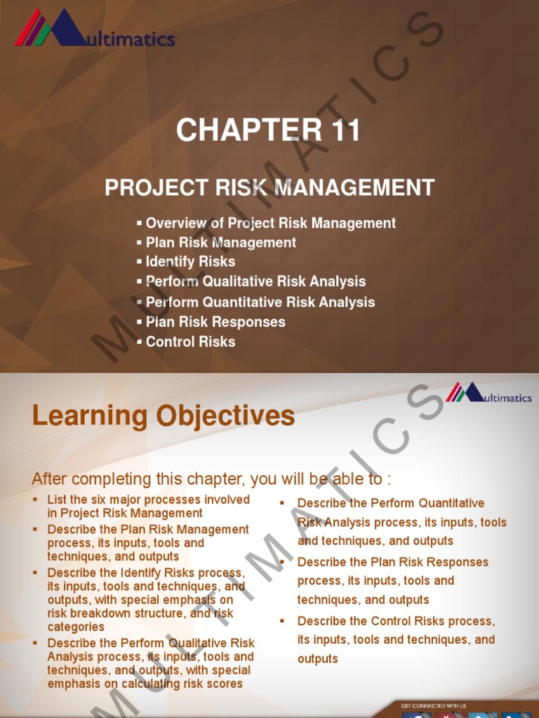 Chapter 11 - Project Risk Management PDF | PDF | Risk Management | Risk
