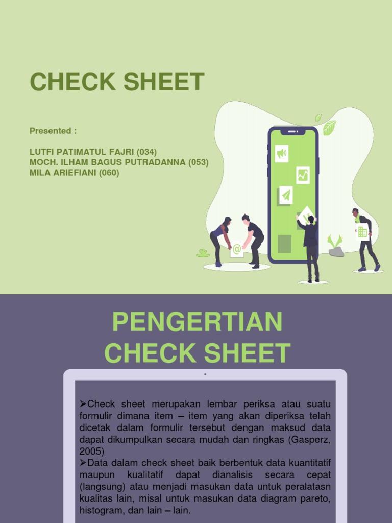 Check Sheet | PDF | Teknologi & Rekayasa