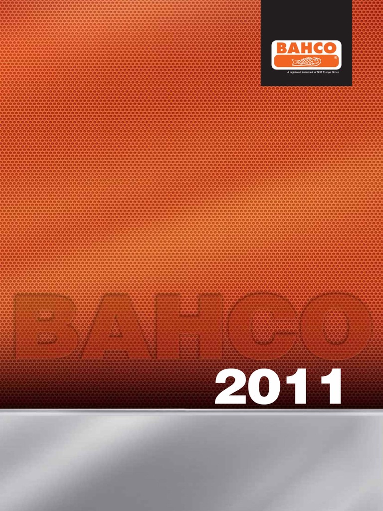 Bahco Catalogo PDF | PDF | Cutting Tools | Tools