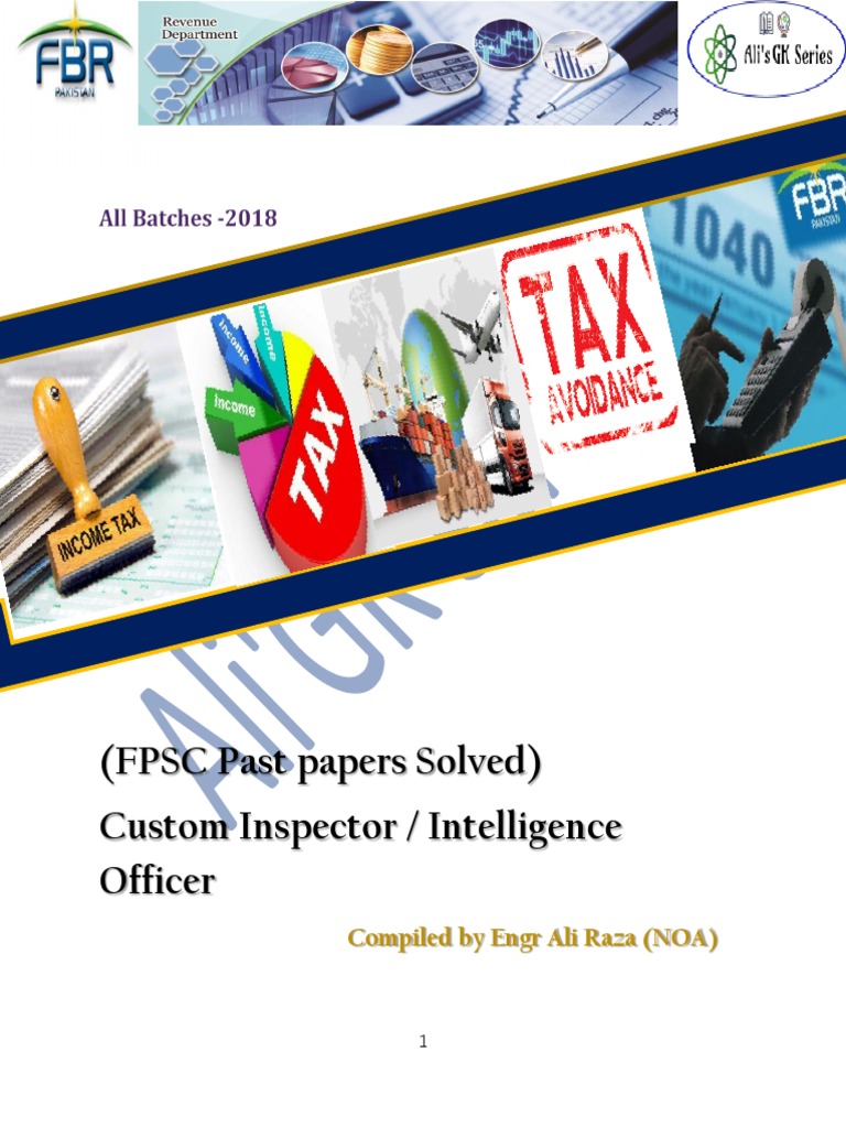 Custom Inspector All Batches 2018 | PDF | Nawaz Sharif | Pakistan