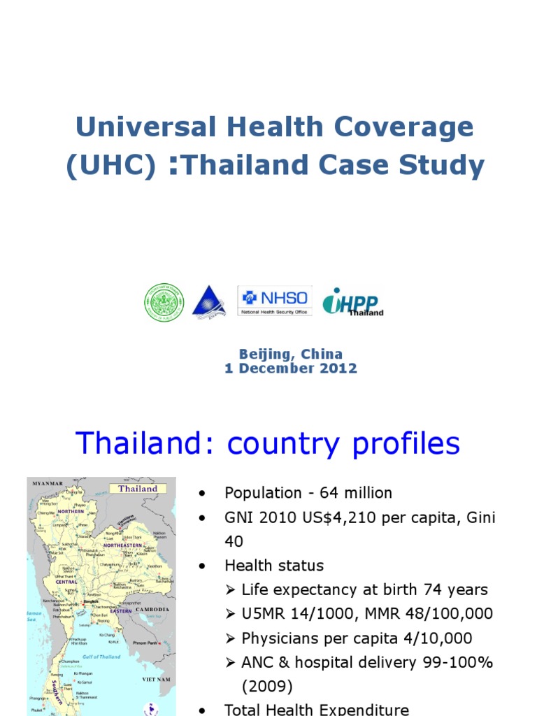 Universal Health Coverage (UHC) Thailand Case Study: Beijing, China 1 ...