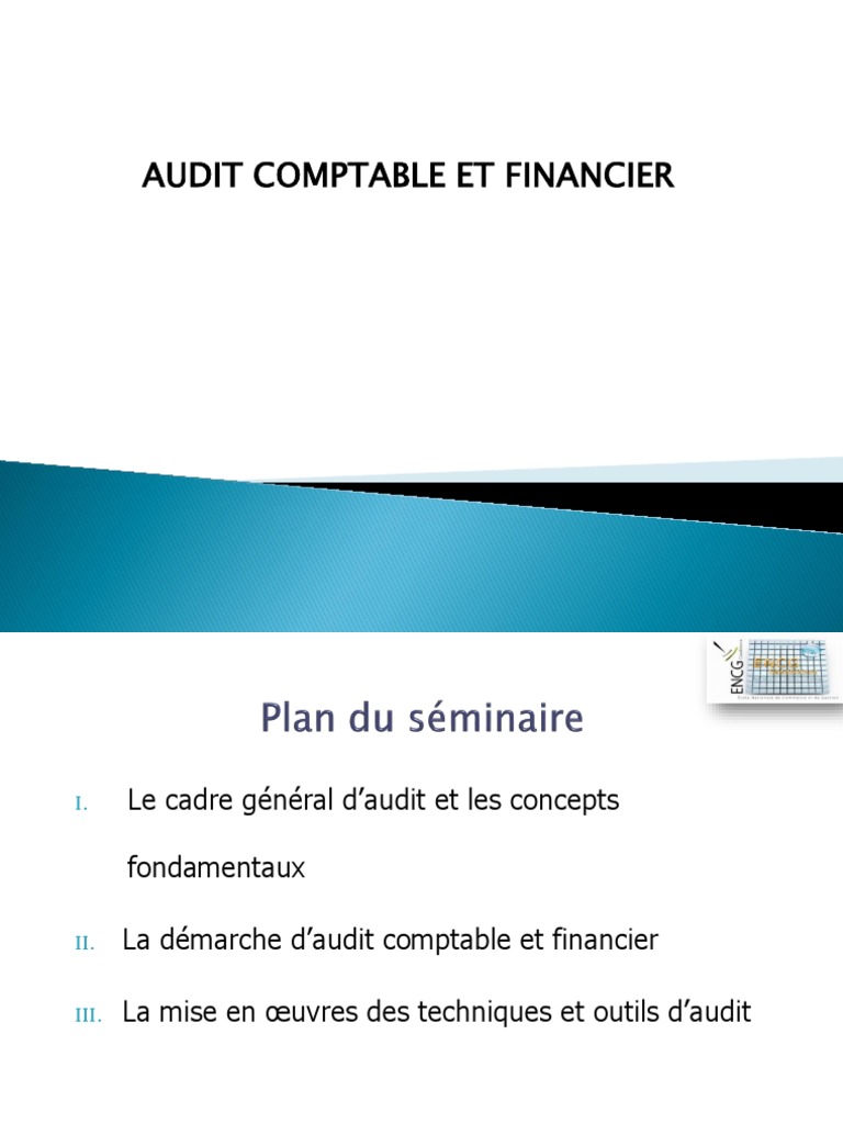 Support Introduction Audit Comptable Et Financier | PDF | Contrôle ...