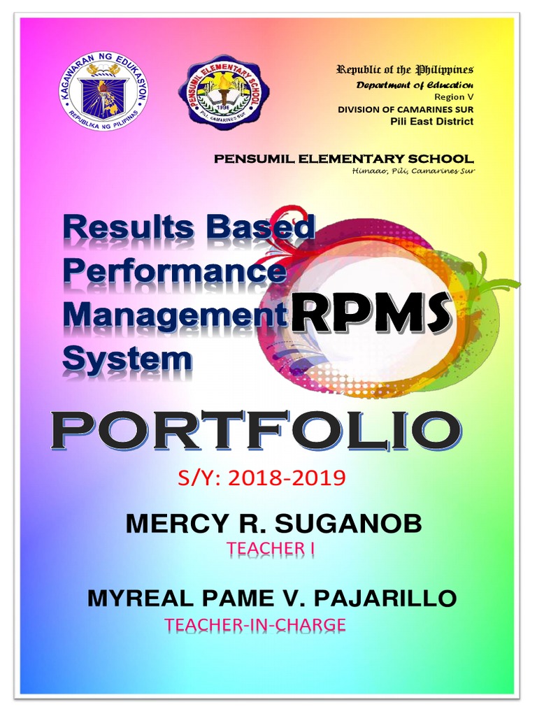 RPMS Cover Page | PDF