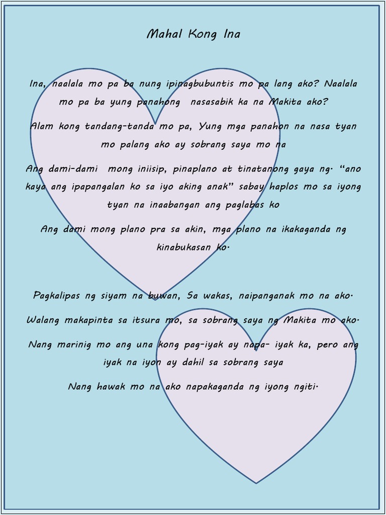 Mahal Kong Ina | PDF