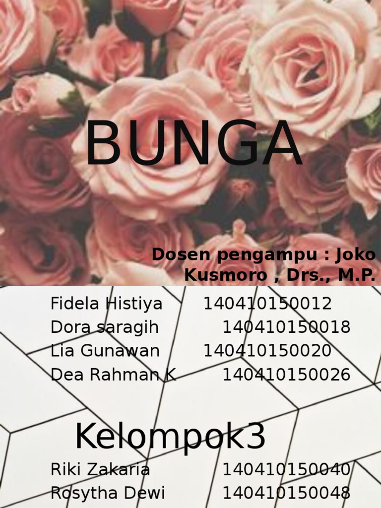 Diagram dan Formula Bunga Lengkap | PDF