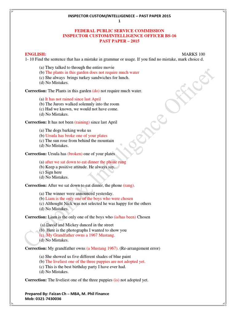 PAST PAPER Custom Inspector - 2015 | PDF | Read Only Memory | Computer ...