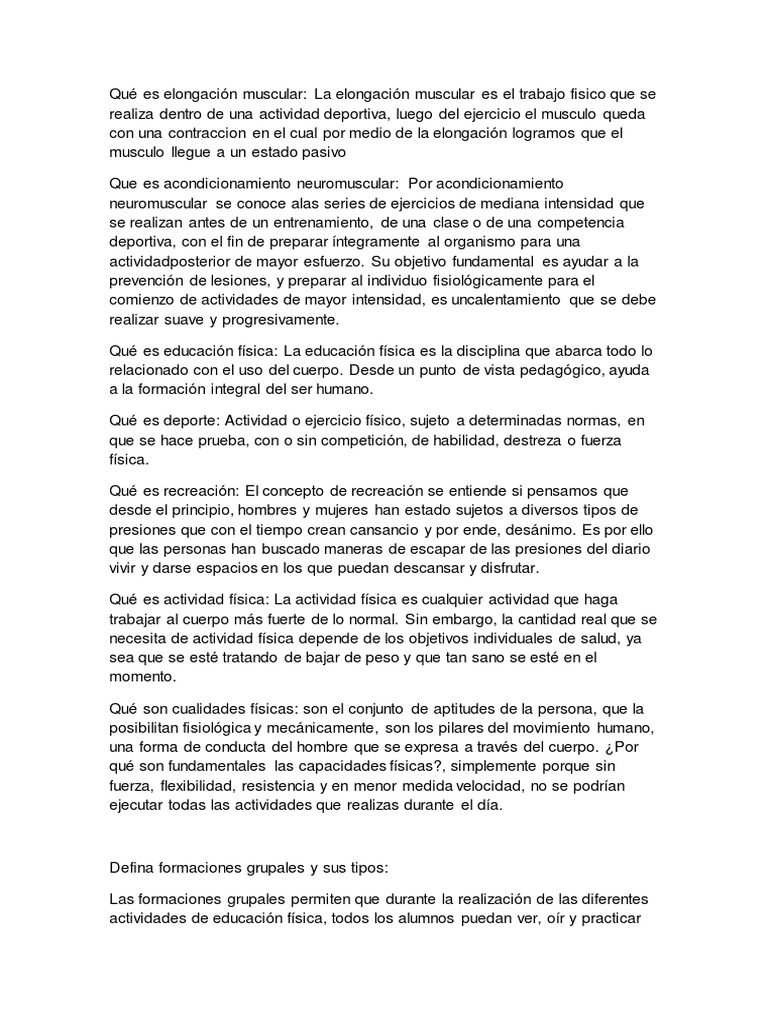 Elongacion Muscular | PDF | Física | Músculo