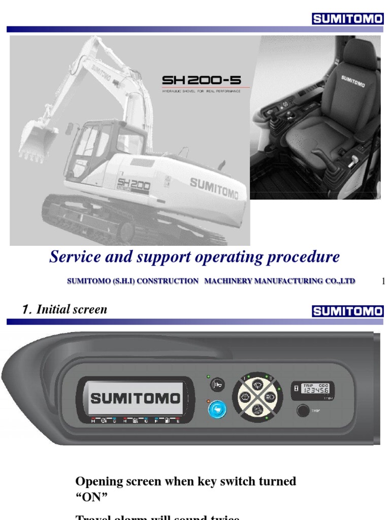 SH200-5 Monitor-Explanation PDF | PDF | Turbocharger | Coolant