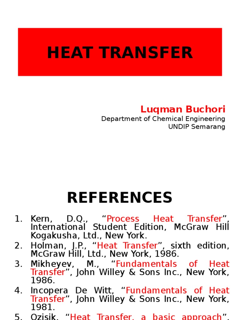 Heat Transfer | PDF | Thermal Conduction | Heat Transfer