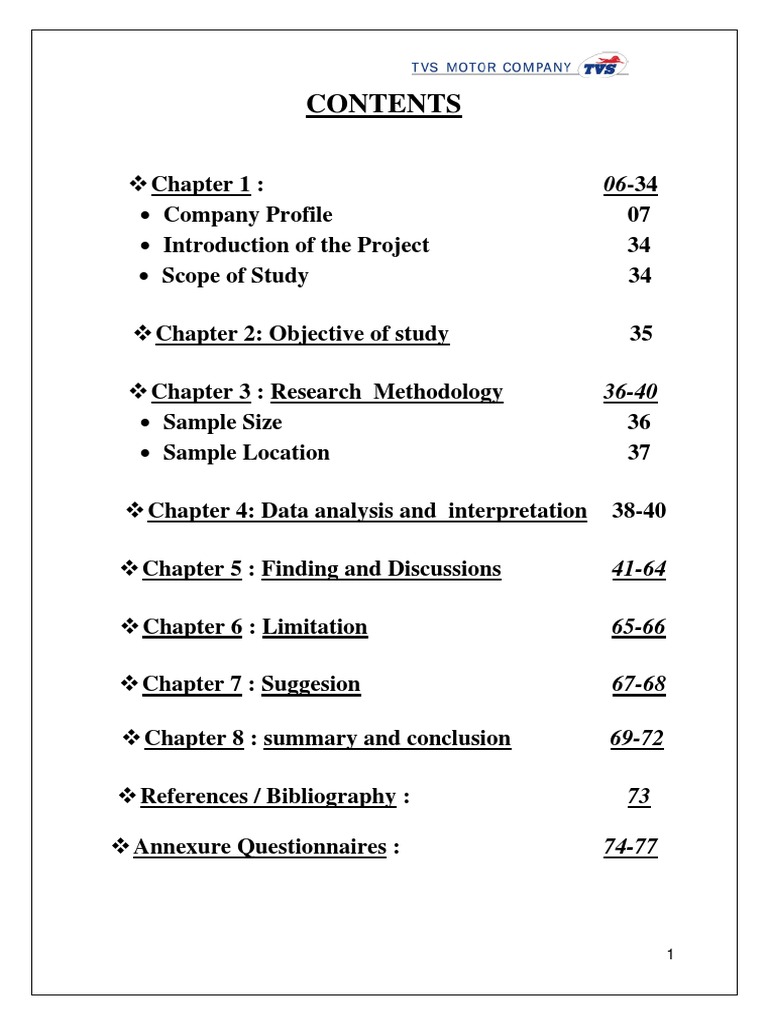 Tvs Motors Project PDF | PDF | Motorcycle | Data