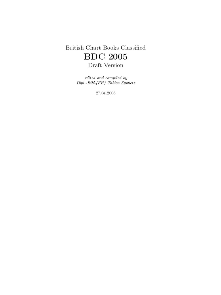 BDC1British Chart Books | PDF | Extended Play | Books