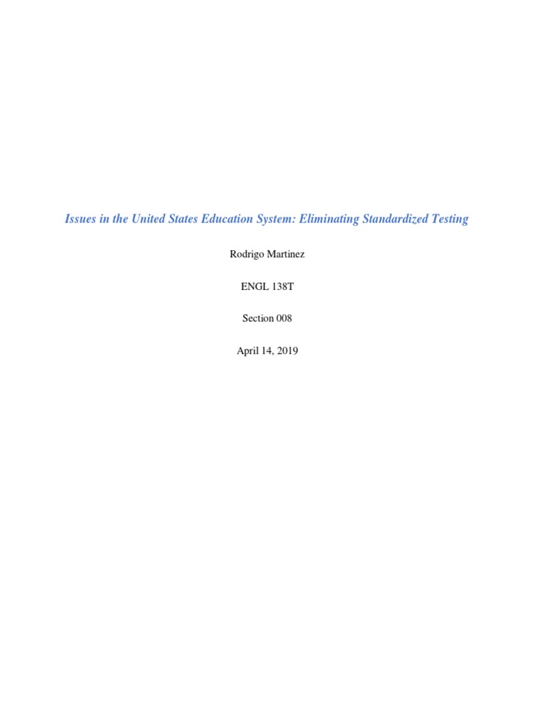 Issue Brief | PDF | Standardized Tests | No Child Left Behind Act