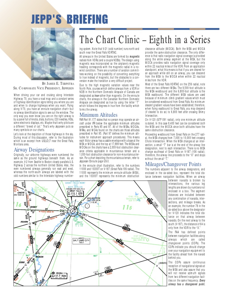JEPP's Briefing - The Chart Clinic - 8th - Airway Designation Symbols ...