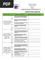 Ipcrf Annotation Example Templateb (Ctto) | PDF | Lesson Plan | Change