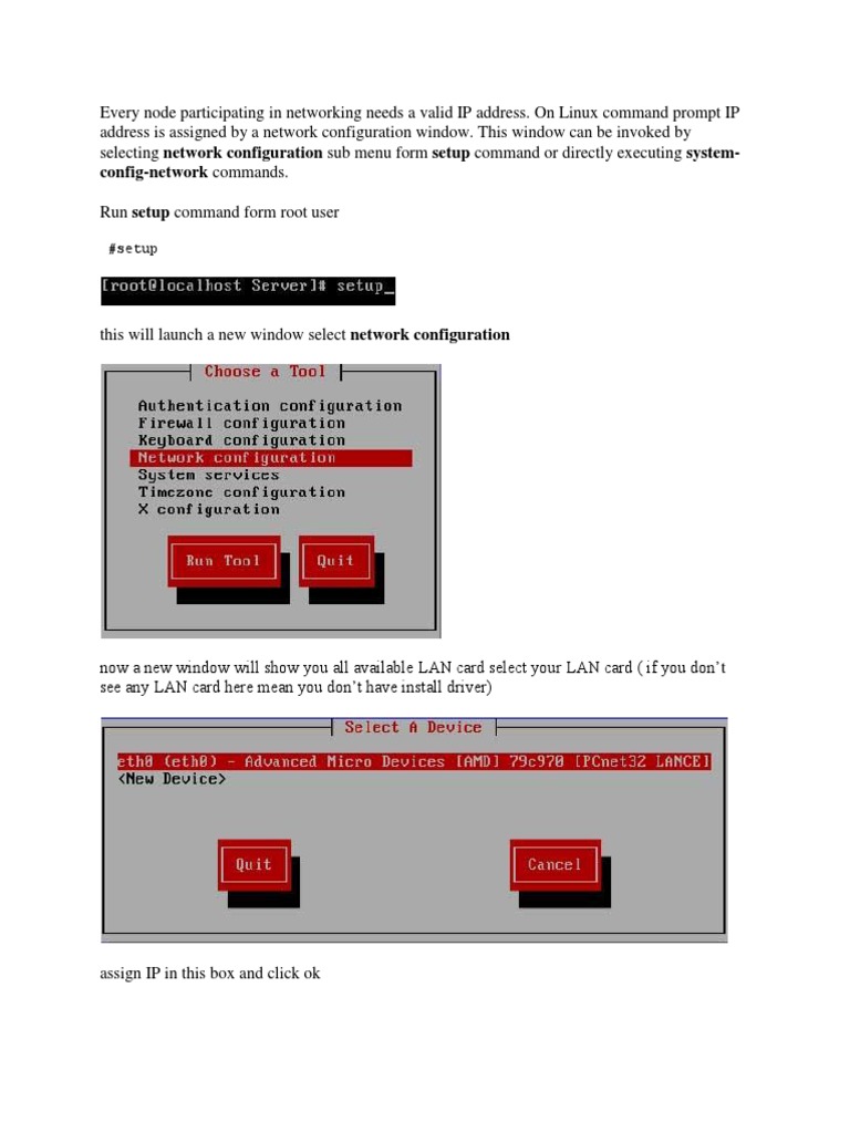2.basic Networking Commands | PDF | Network Interface Controller ... 2.basic Networking Commands | PDF | Network Interface Controller ...