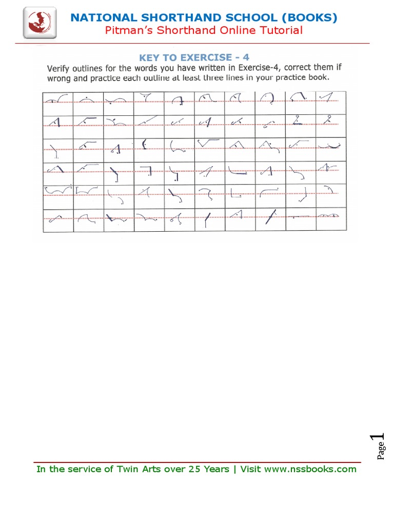 Pitman's Shorthand Online Tutorial Pitman's Shorthand Online Tutorial | PDF
