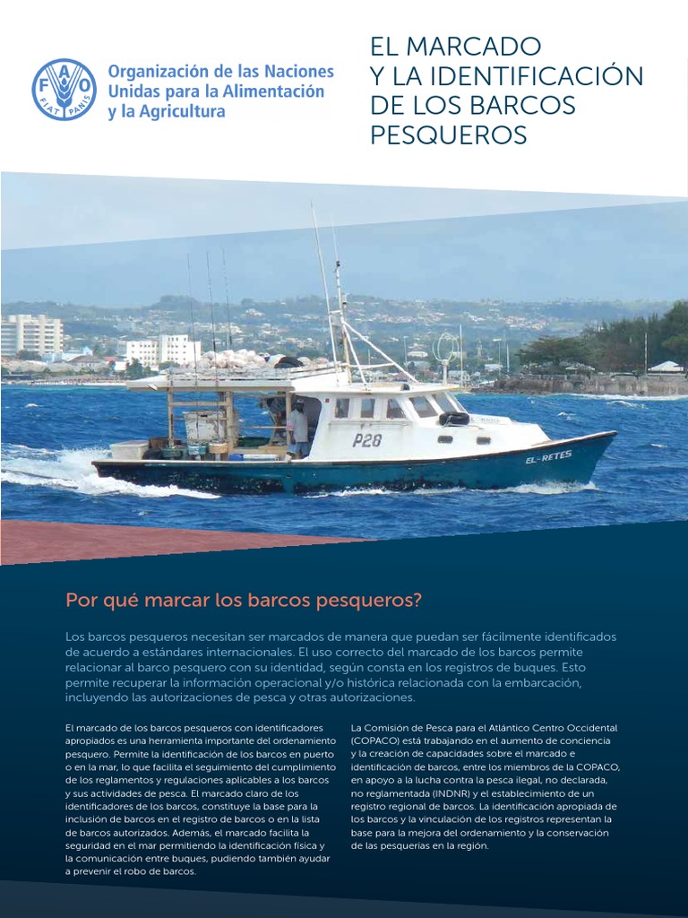 FAO Marcado de Barcos Pesqueros | PDF | Barcos | Transporte de agua