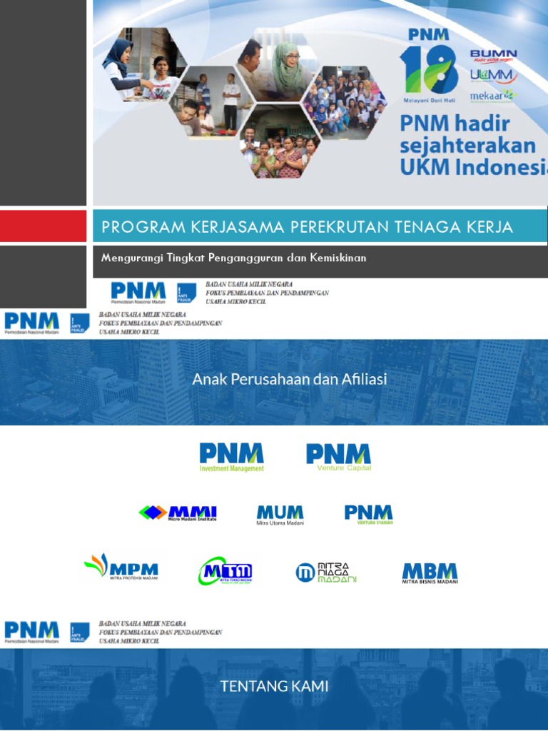 Profil Pt. Mmi - PNM | PDF | Karier & Perkembangan | Pengelolaan ...