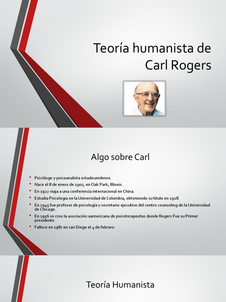 Teoría Humanista de Carl Rogers