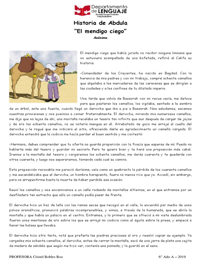 Lectura - El Mendigo Ciego | PDF | Religión y creencia