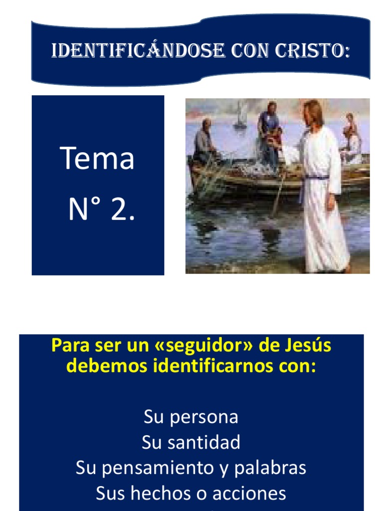 Identificandonos Con Cristo | PDF | Jesús | Cristo (título)