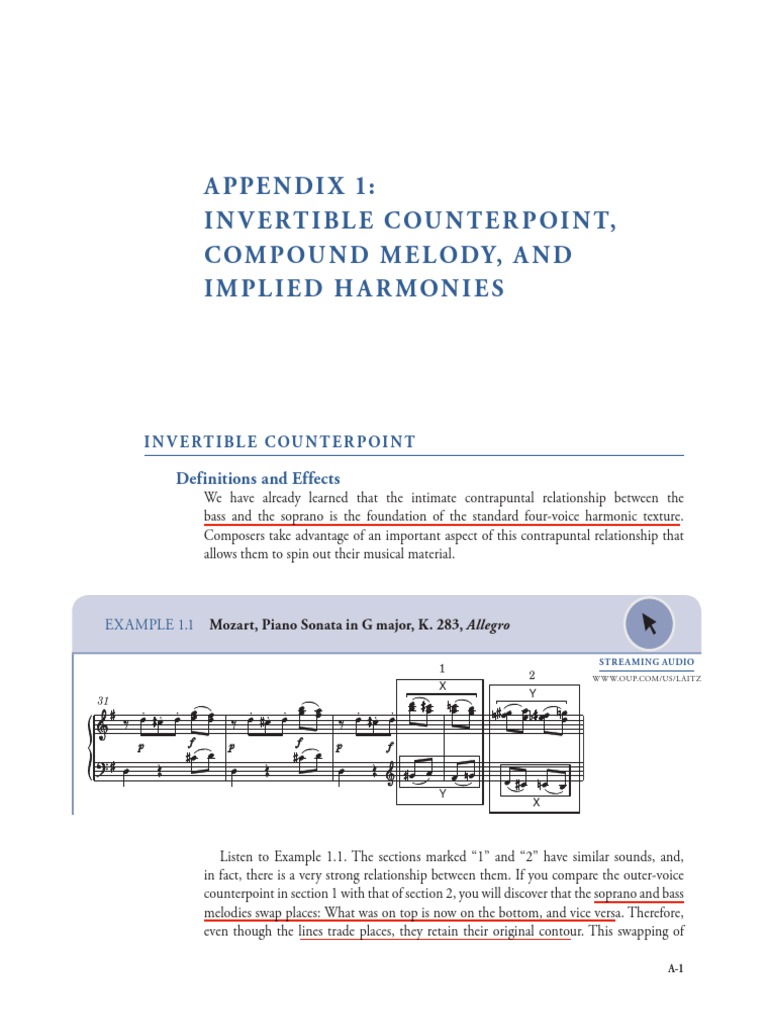 Inverted Counterpoint | PDF | Harmony | Chord (Music)