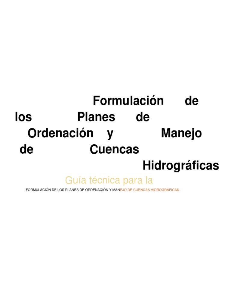 Guia de Pomcas | PDF | Desarrollo sostenible | Planificación