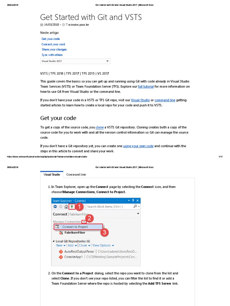 Getting Started with Using Git and Version Control in Visual Studio 2017: A Step-by-Step Guide ...