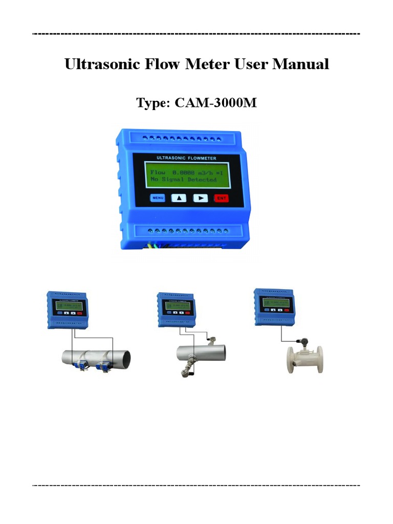 TUF-2000M User Manual PDF | Download Free PDF | Flow Measurement | Relay