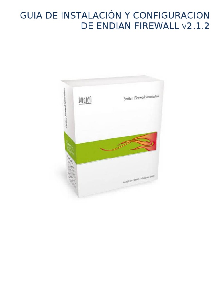 Guia de Instalación y Configuracion de Endian Firewall V2 | PDF ...
