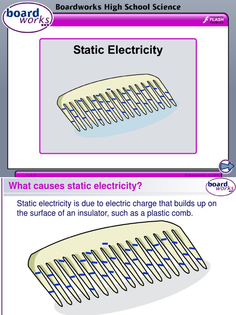 Static Electricity | PDF | Electric Charge | Electron