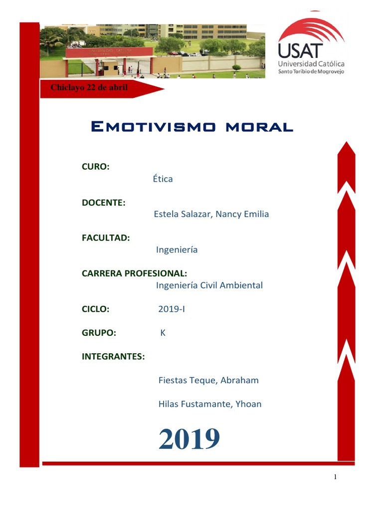 Emotivismo Moral según Hume | PDF | David Hume | Moralidad