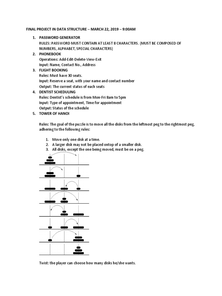 Final Project in Data Structure | PDF